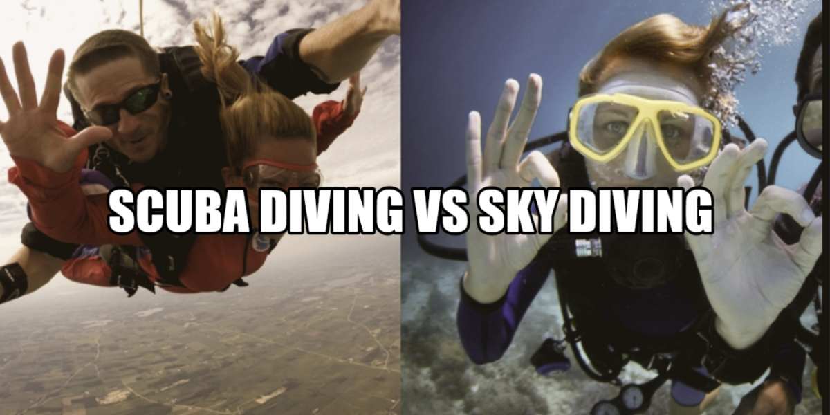 Scuba Diving vs Sky Diving - Which One You Should Try?